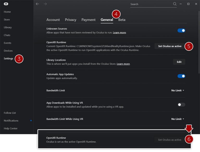 Switching to OpenXR - Modus VR